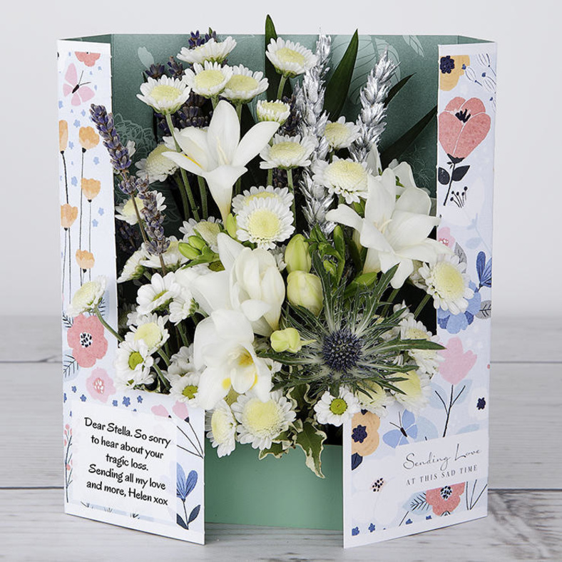 Personalised Sympathy Flowers & Cards | Flowercard