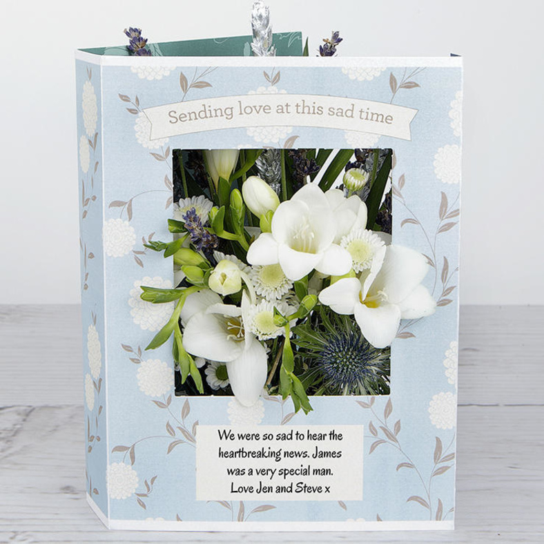 Personalised Sympathy Flowers & Cards | Flowercard