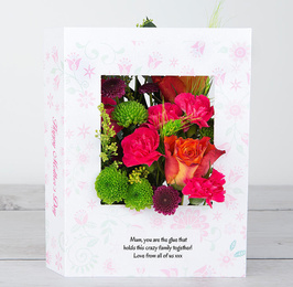 Sunshine Mum — Flowercard - Sending floral hugs