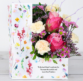 Blooming Belle — Flowercard - Sending floral hugs