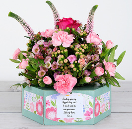 Biggest Hug — Flowercard - Sending floral hugs