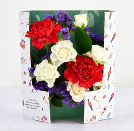 Happy Days — Flowercard - Sending floral hugs